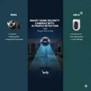 Smart Home Security Cameras with AI People Detection 2026: Ring vs ...